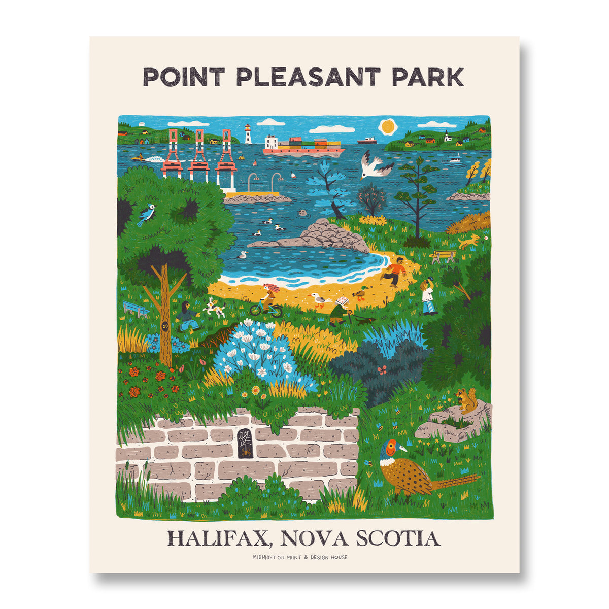 Point Pleasant Park Art Print – Midnight Oil Print & Design House